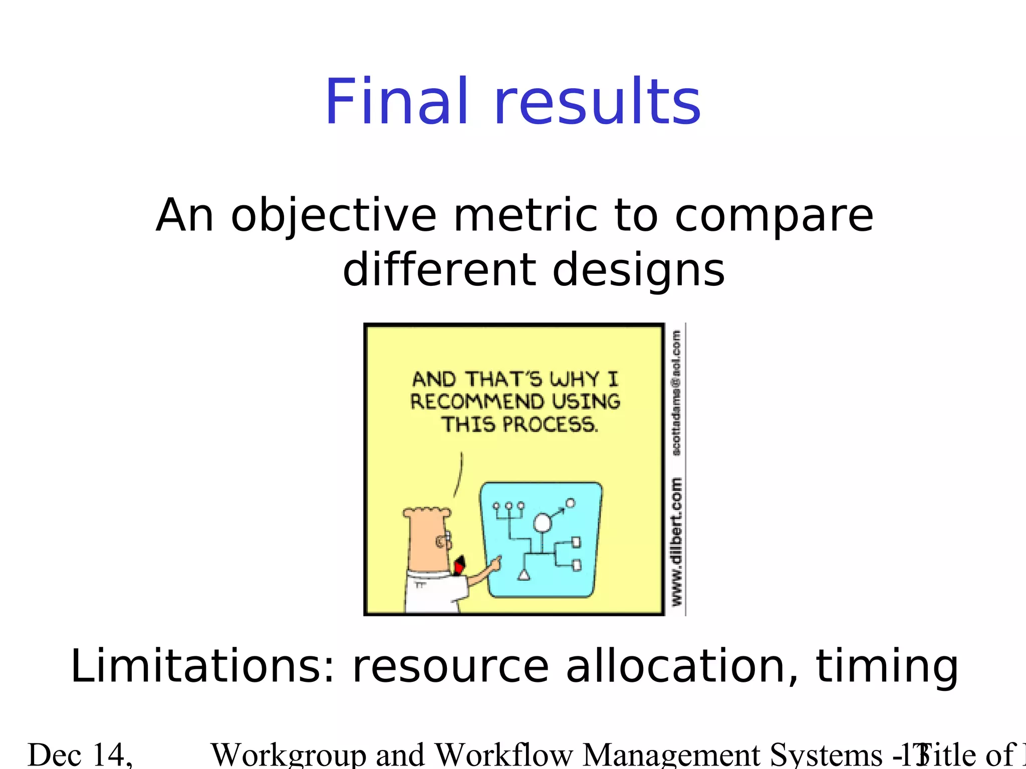 Cohesion and coupling metrics for workflow process design | PPT