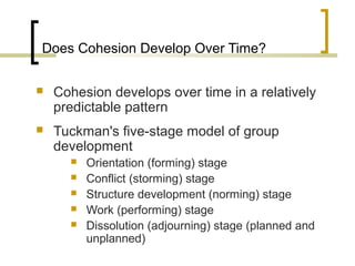 Cohesion development | PPT
