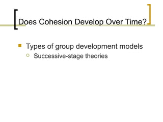 Cohesion development | PPT