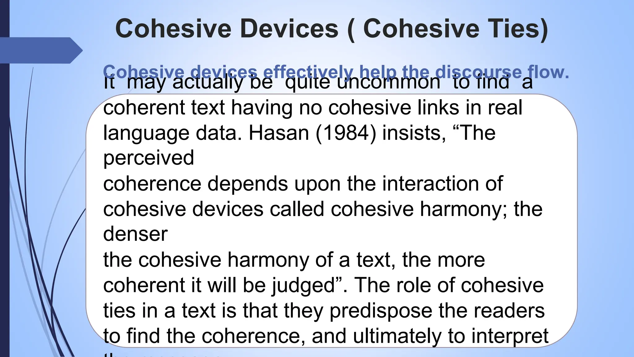 Cohesion (Discours Analysis) practical aspect.pptx