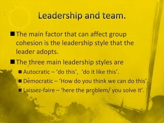 Cohesion factors(3). | PPTX