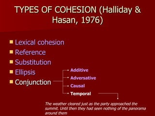 Cohesion general overview | PPT