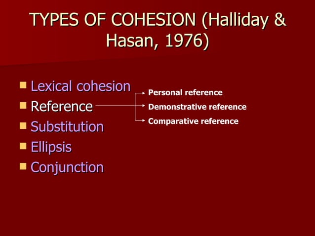 Cohesion general overview | PPT