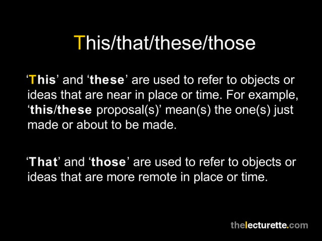 Cohesion: Reference words | PPT