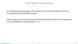 Cohesive Networks Support Docs: VNS3 Trend Micro Agent | PDF