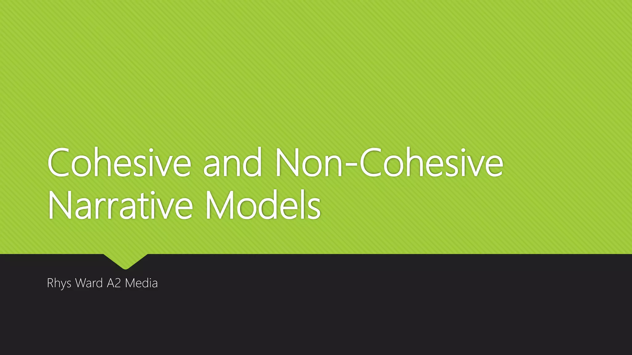 Non-Linear Narrative Models | PPT