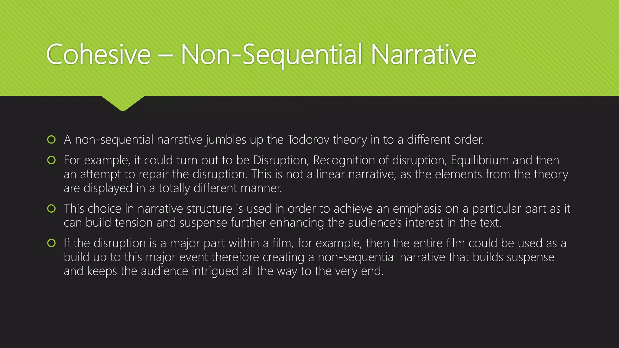 Non-Linear Narrative Models | PPT