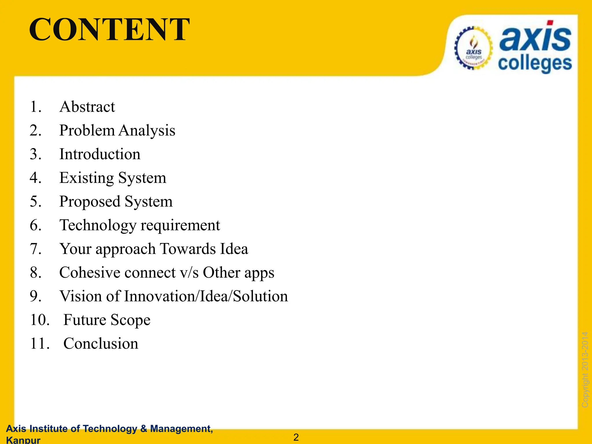 COHESIVE CONNECT.pptx for project final year | PPT
