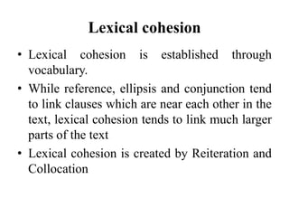 Cohesive devices | PPTX