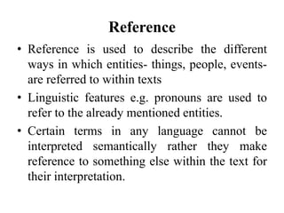 Cohesive devices | PPTX