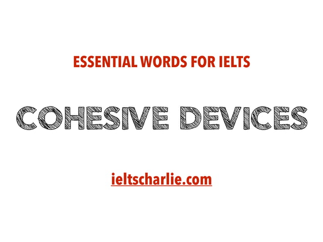 IELTS Cohesive Devices | PDF | Science