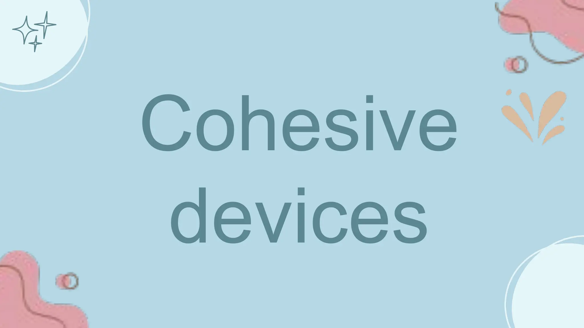 Cohesive Devices 8.pptx.pdf english grade 8 | PDF
