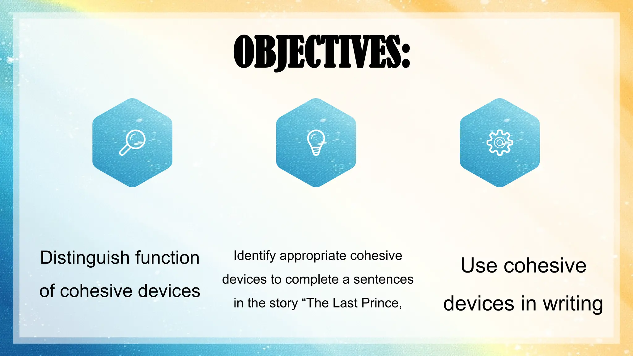COHESIVE DEVICES PPT. POWER POINT PRESENTATION | PPT