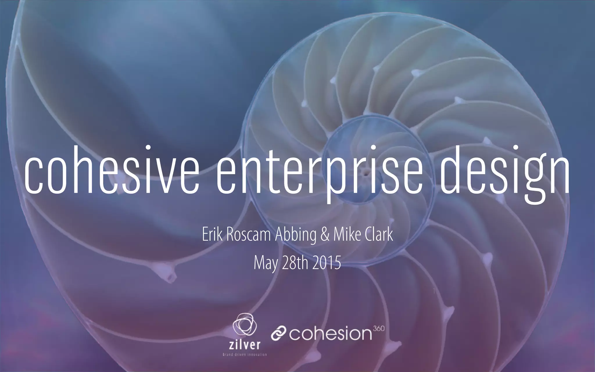 Cohesive Enterprise Design | PDF