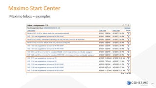 Cohesive imug 2017 RCM extension for Maximo | PPT