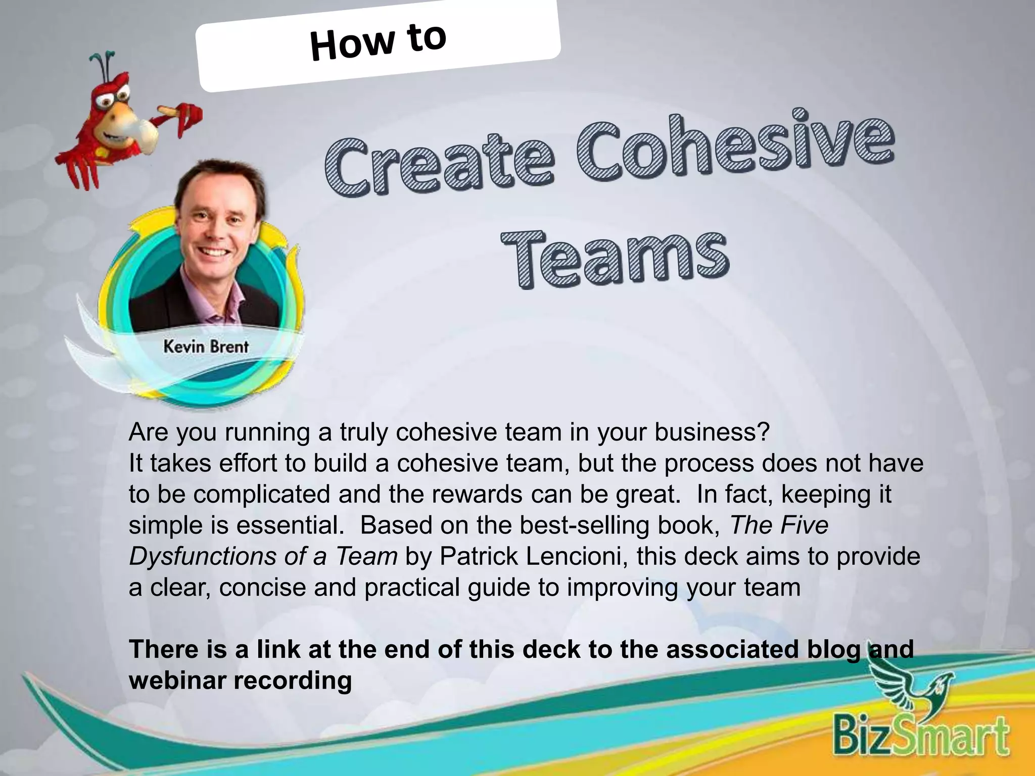 How to Create Cohesive Teams | PPTX