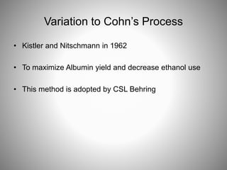 Cohn's fractionation | PPTX