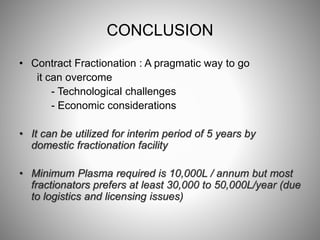 Cohn's fractionation | PPTX