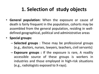 Cohort-Study about research and statistics | PPTX