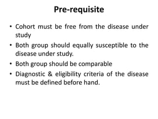 Cohort-Study about research and statistics | PPTX