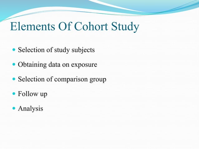 Cohort Study | PPTX | Medical Health