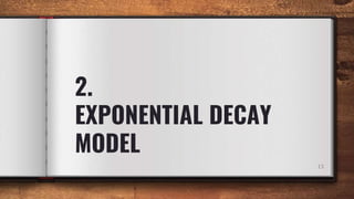 Cohort dynamics and exponential decay model | PPTX