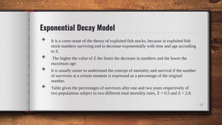 Cohort dynamics and exponential decay model | PPTX