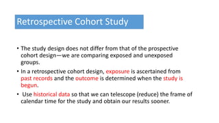 Research methodology: Cohort study design | PPTX | Medical Health