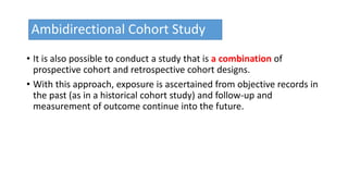 Research methodology: Cohort study design | PPTX | Medical Health