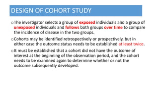 Research methodology: Cohort study design | PPTX | Medical Health