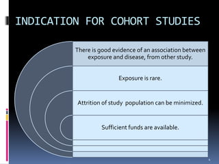 Cohort studies with example of classical cohort studies | PPTX