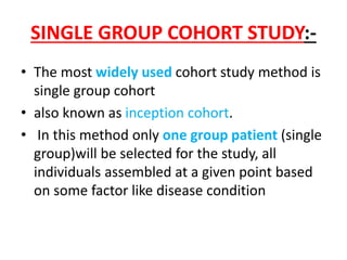 Cohort study | PPT