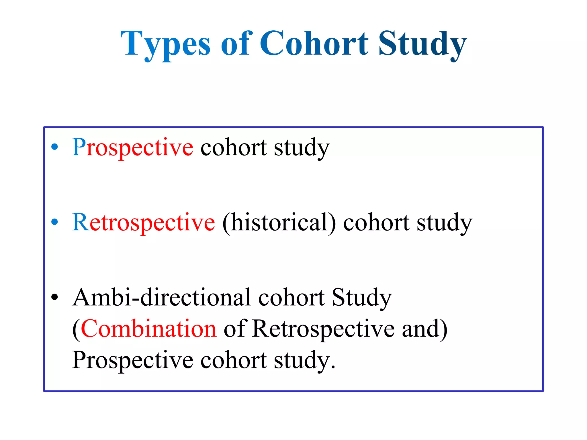 Cohort study | PDF