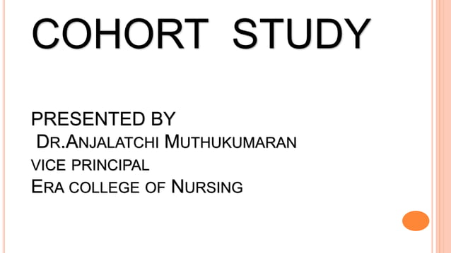 COHORT STUDY.pptx