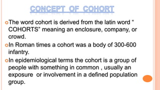 COHORT STUDY.pptx