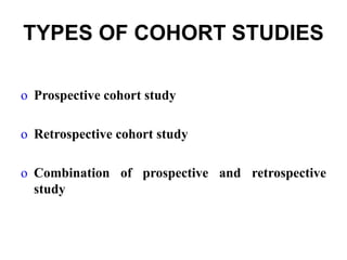 Cohort study in medical research methodology | PPTX | Medical Health