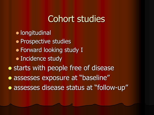 Cohort Study.pptx | Lung and Respiratory Health | Diseases and Conditions