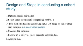 cohort study epidemiology Study design.pptx