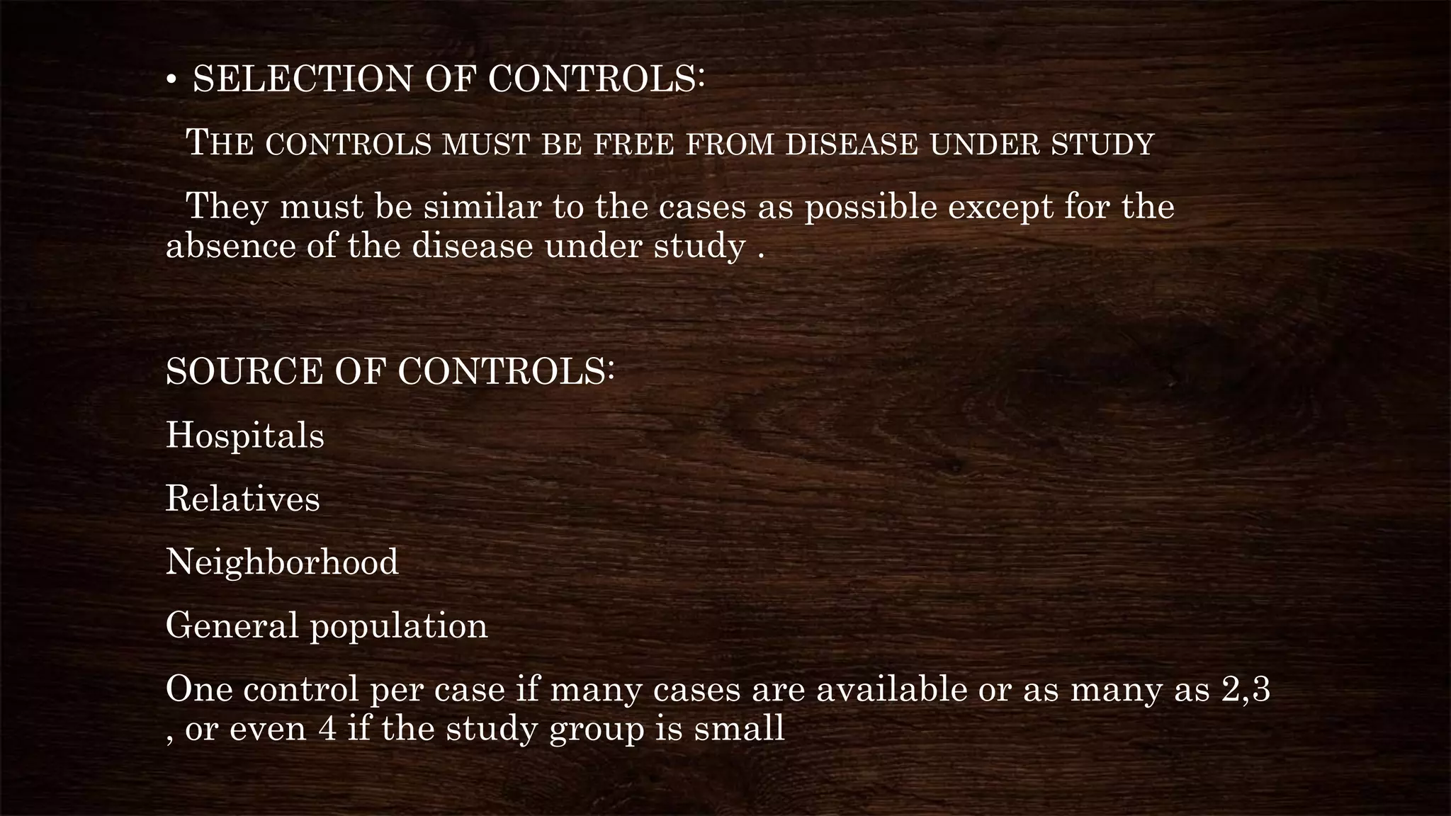 Cohort study and case control study | PPTX