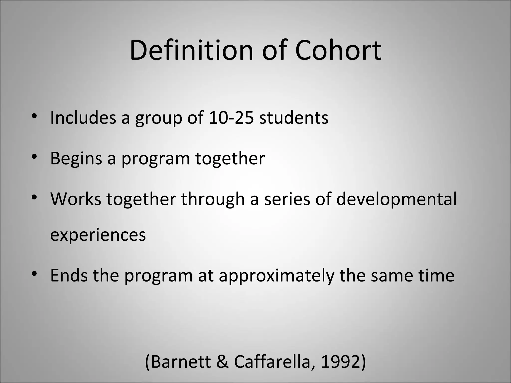 Cohort study presentation | PPT