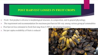 post harvest management of horticultural crops | PPTX