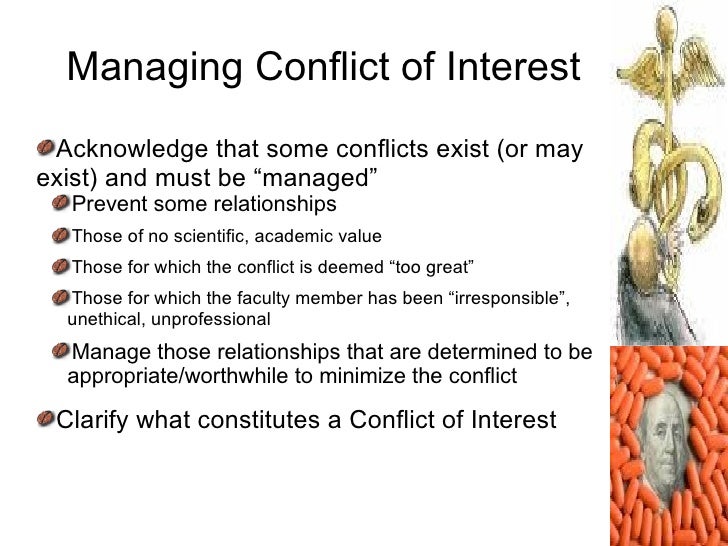 Conflict of interest