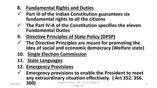 COI - Module - 1 mcn 202 constitution of india | PDF
