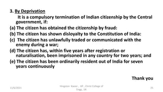 COI - Module - 1 mcn 202 constitution of india | PDF