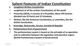COI - Module - 1 mcn 202 constitution of india | PDF