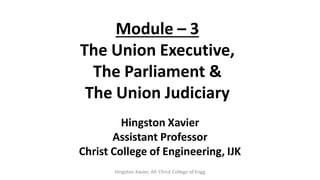 COI - Module - 3 - constitution of india mcn202 | PPT