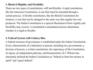 Constitution: Salient features and Preamble | PPTX