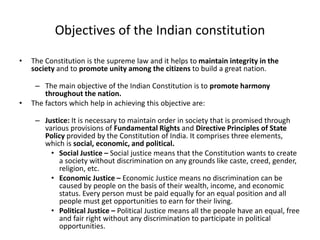 Constitution: Salient features and Preamble | PPTX