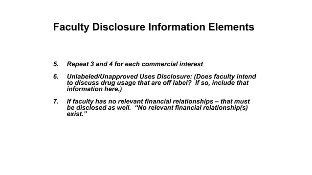 COI Disclosure slide template.pptx | Resume Writing and Advice | Job Search