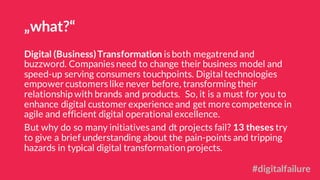 Digital Transformation Failure | PDF